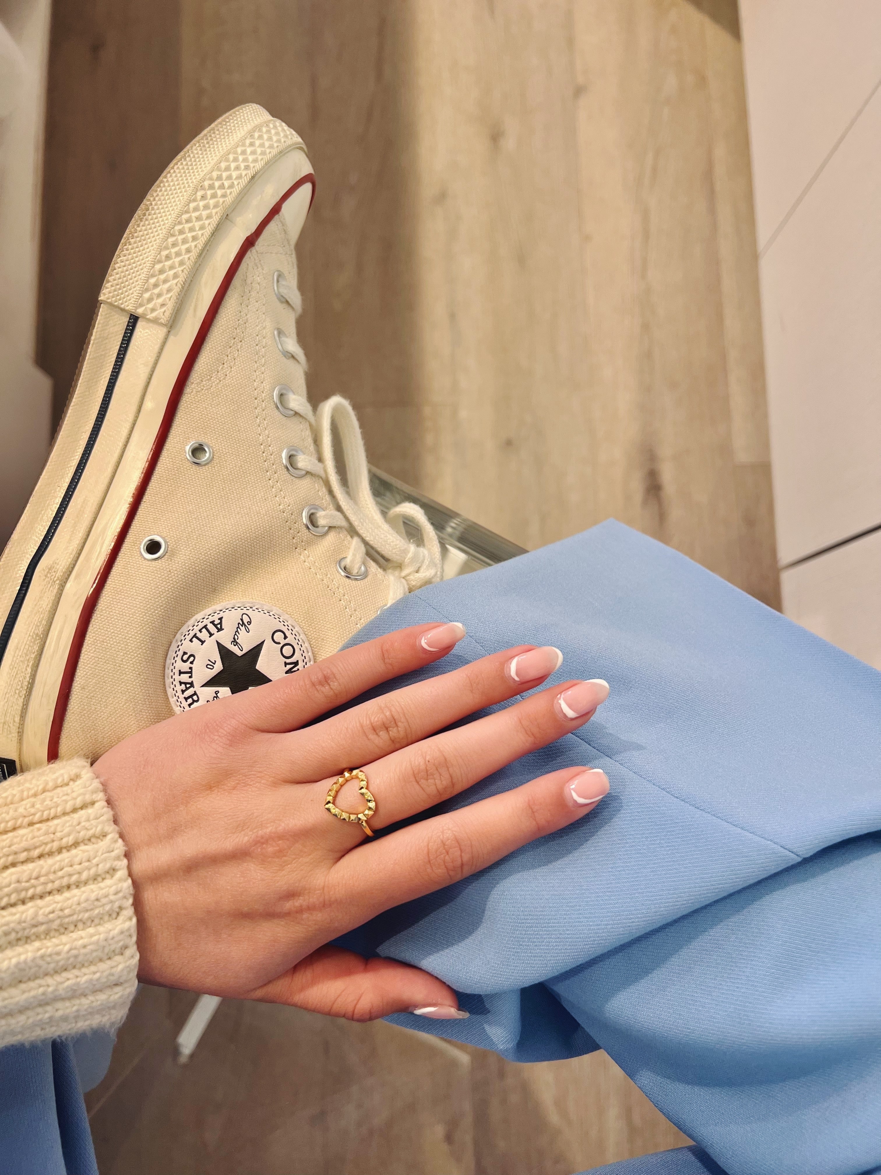 Dare Darling Ring / Studded Heart-Shaped Ring / Dolce Amore Vault