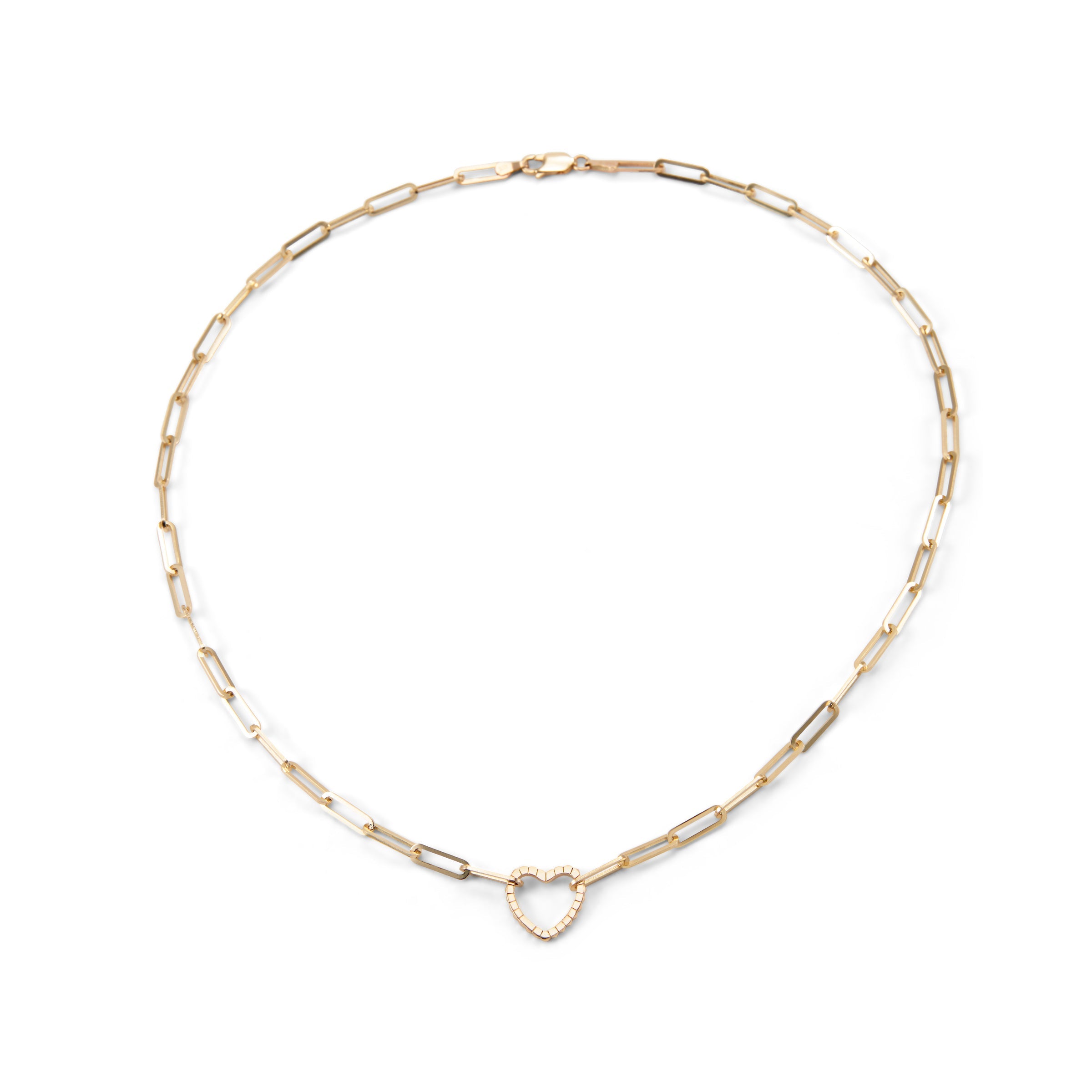 Dare Studded Heart Chain Connector / Dolce Amore Vault / Fine Jewelry