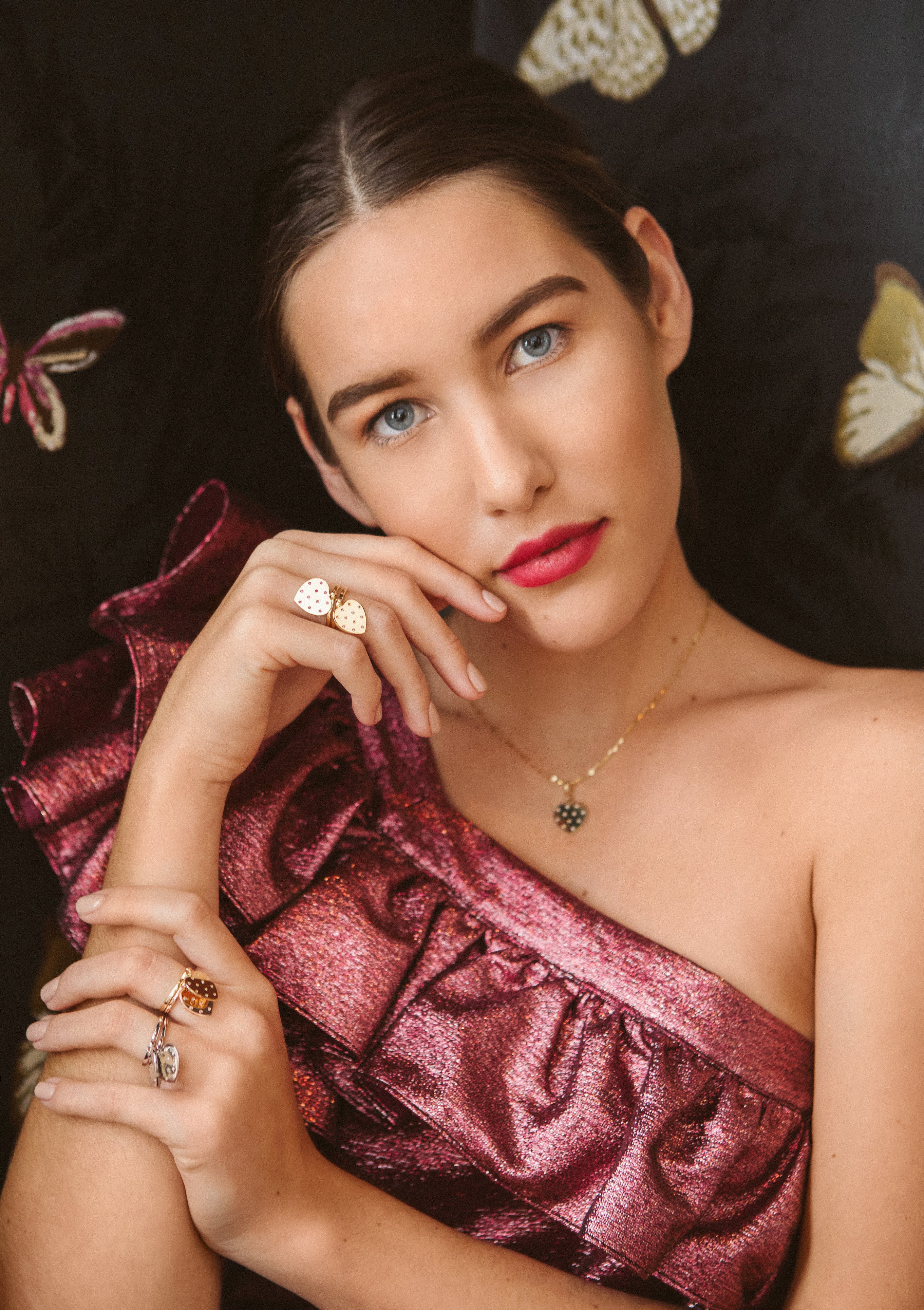 Dolce Amore Tutti Frutti Gold & Diamond Heart Charm / Dolce Amore Vault